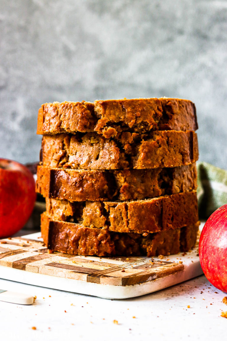 Healthy Cinnamon Apple Bread Recipe - Mae's Menu