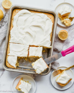 Lemon Poke Cake (No Jell-O, Fresh & Perfect for Summer!)