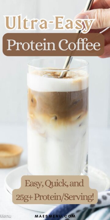 Protein Coffee (Proffee) — 25+g Protein, 3 Minutes, Iced or Hot!
