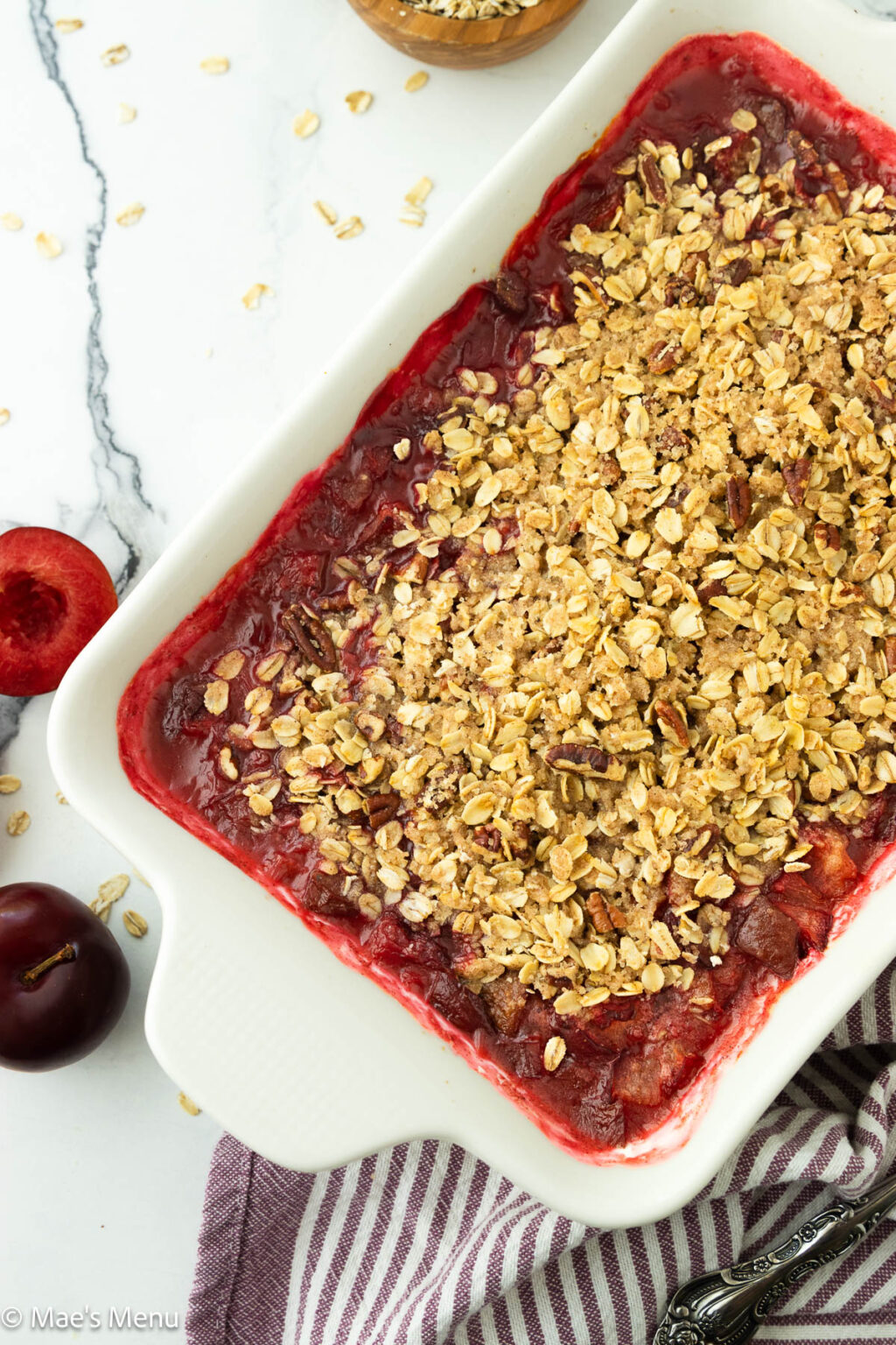 Plum Crisp (Easy, Elegant & Ready in Under 1 Hour!)