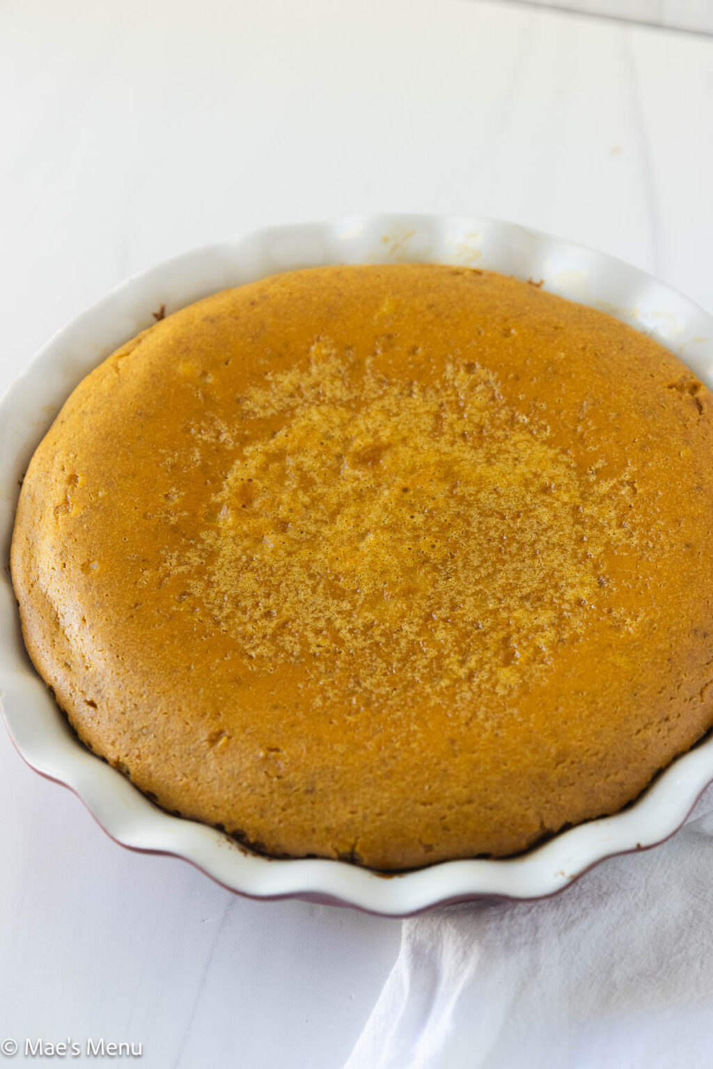 Crustless Pumpkin Pie